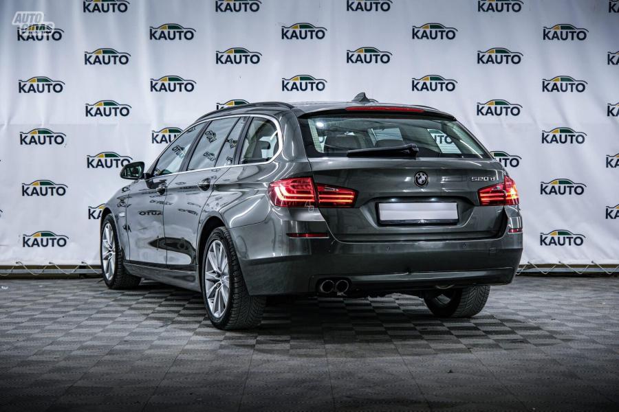 BMW 520 2014 in Kaunas, with an engine capacity of 2.00 L and mileage of 279 thousand km for 10590 €, photo 5 on AUTOMOTO.COM.LV