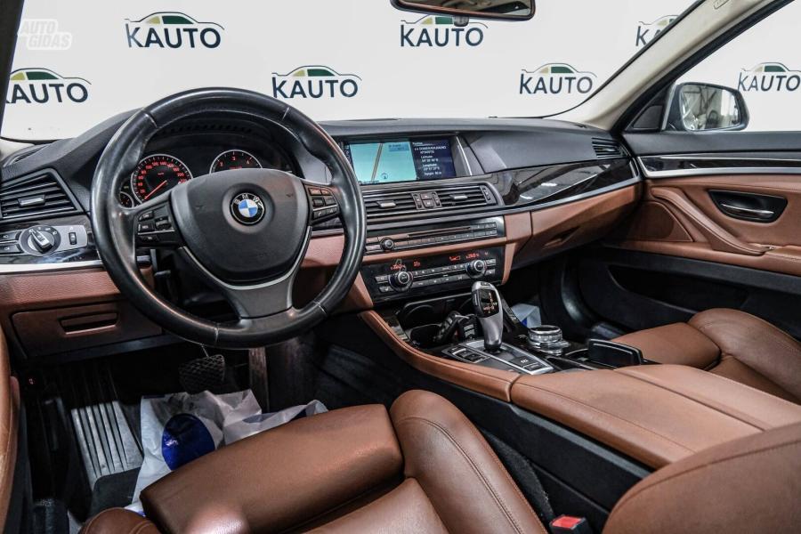 BMW 520 2014 in Kaunas, with an engine capacity of 2.00 L and mileage of 279 thousand km for 10590 €, photo 8 on AUTOMOTO.COM.LV