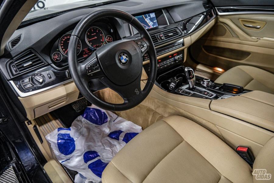 BMW 520 2014 in Kaunas, with an engine capacity of 2.00 L and mileage of 296 thousand km for 9690 €, photo 6 on AUTOMOTO.COM.LV