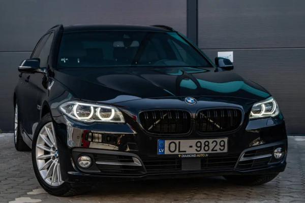 BMW 520 2014 in Tukums, with an engine capacity of 2.00 L and mileage of 260 thousand km for 13490 €, photo 1 on AUTOMOTO.COM.LV