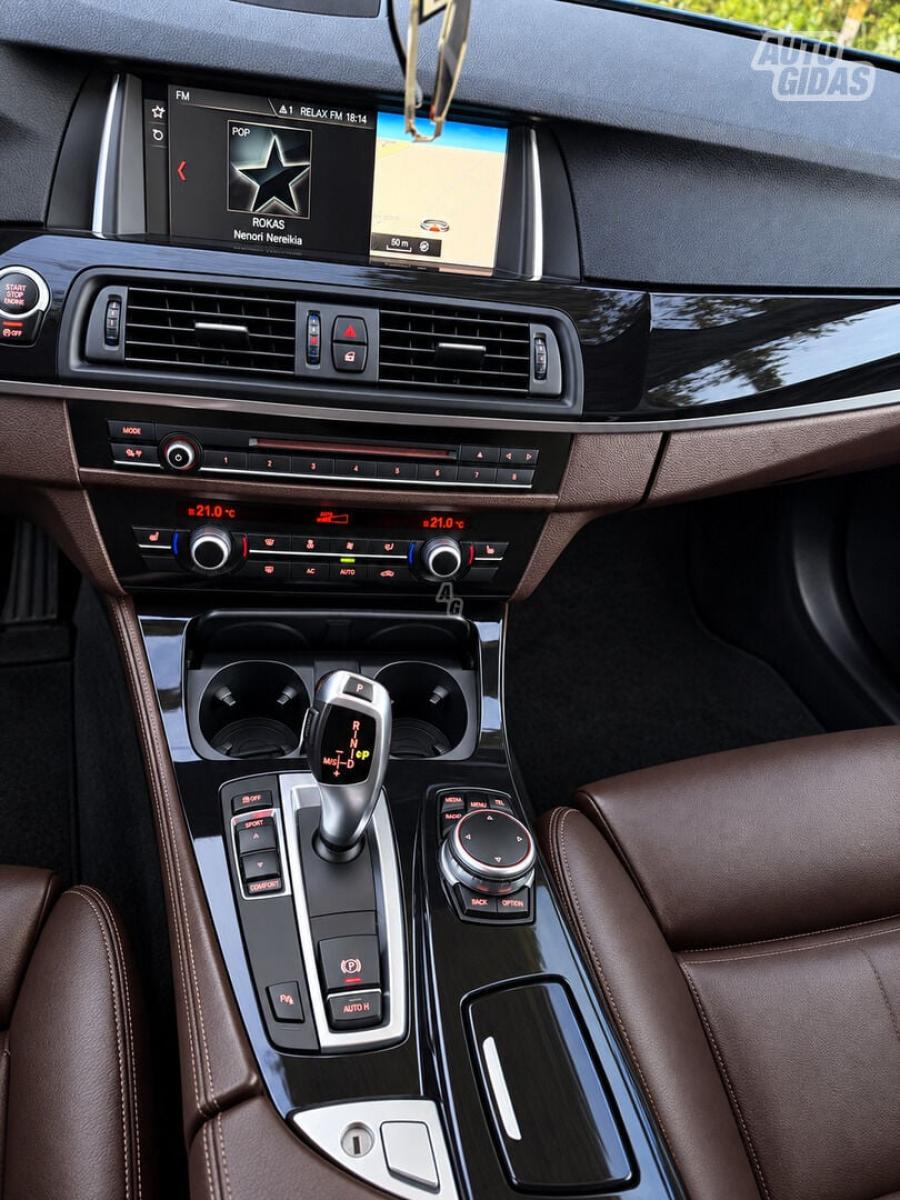 BMW 520 2014 in Raseiniai, with an engine capacity of 2.00 L and mileage of 348 thousand km for 12500 €, photo 11 on AUTOMOTO.COM.LV