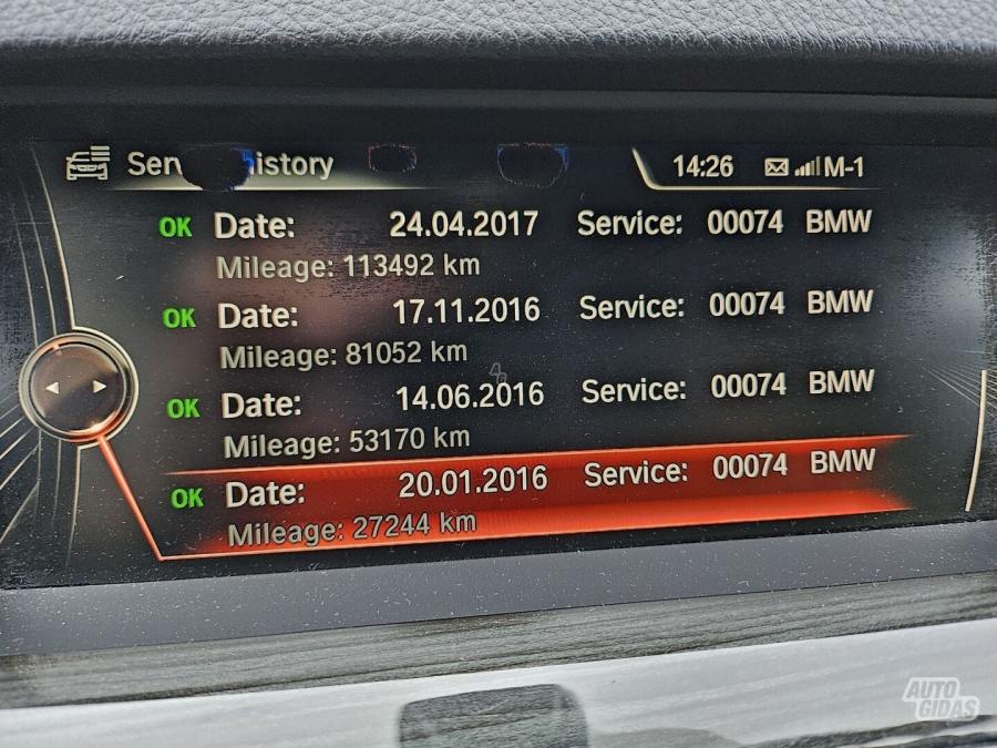БМВ 520 2015 в Паневежис, объемом двигателя 2.00 л и пробегом 237 тыс. км за 12000 €, фото 20 на AUTOMOTO.COM.LV