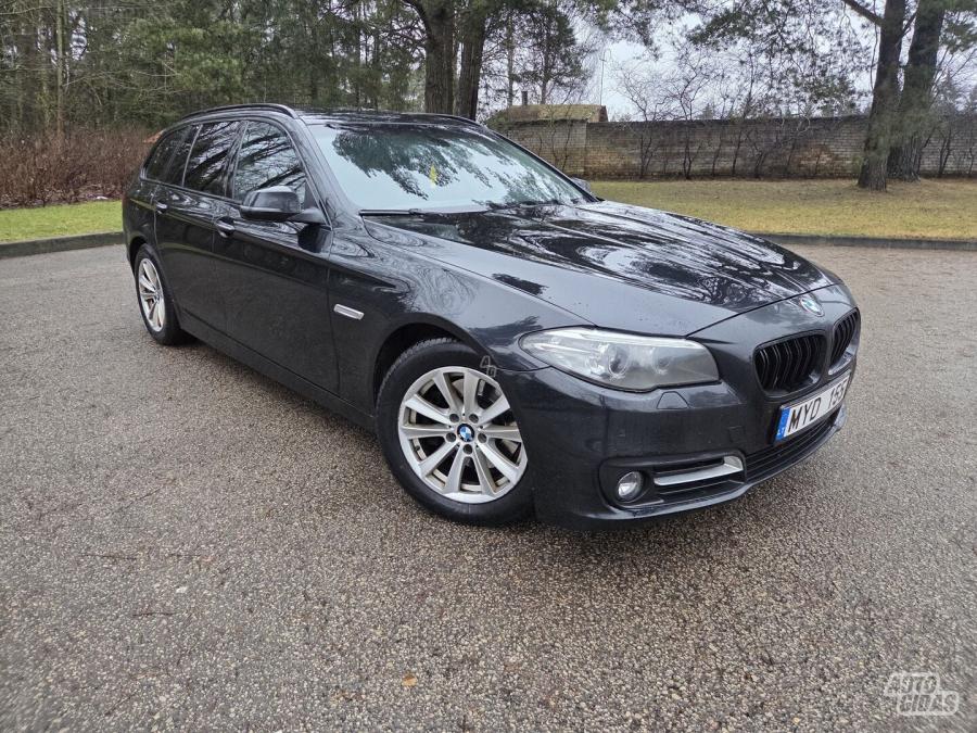 BMW 520 2016 in Vilnius, with an engine capacity of 2.00 L and mileage of 371 thousand km for 9100 €, photo 1 on AUTOMOTO.COM.LV