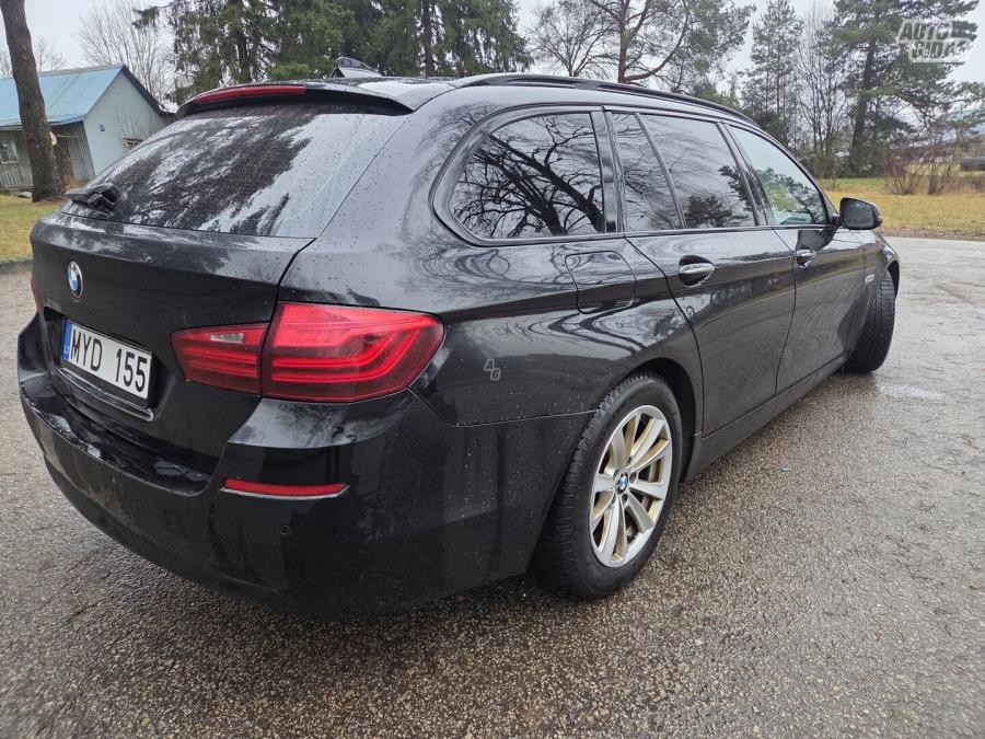 BMW 520 2016 in Vilnius, with an engine capacity of 2.00 L and mileage of 371 thousand km for 9100 €, photo 4 on AUTOMOTO.COM.LV