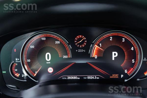 BMW 520 2017 in Tukums, with an engine capacity of 2.00 L and mileage of 261 thousand km for 15750 €, photo 8 on AUTOMOTO.COM.LV