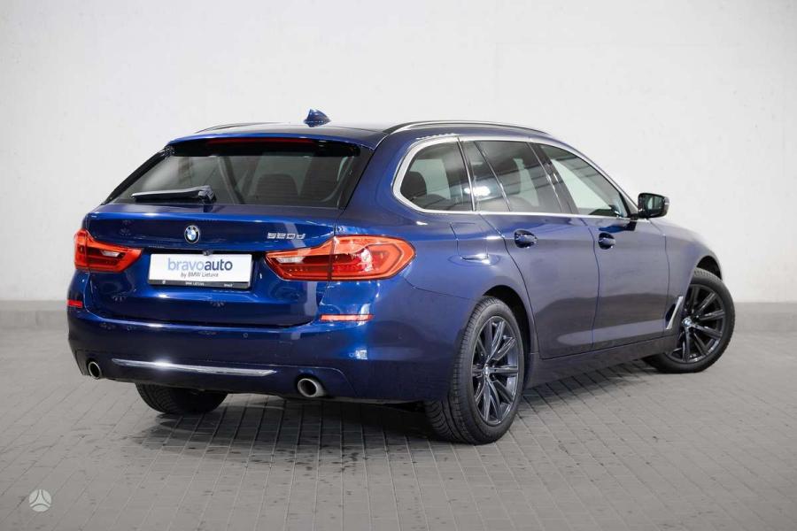 BMW 520 2019 in Vilnius, with an engine capacity of 2.00 L and mileage of 217 thousand km for 19771 €, photo 10 on AUTOMOTO.COM.LV