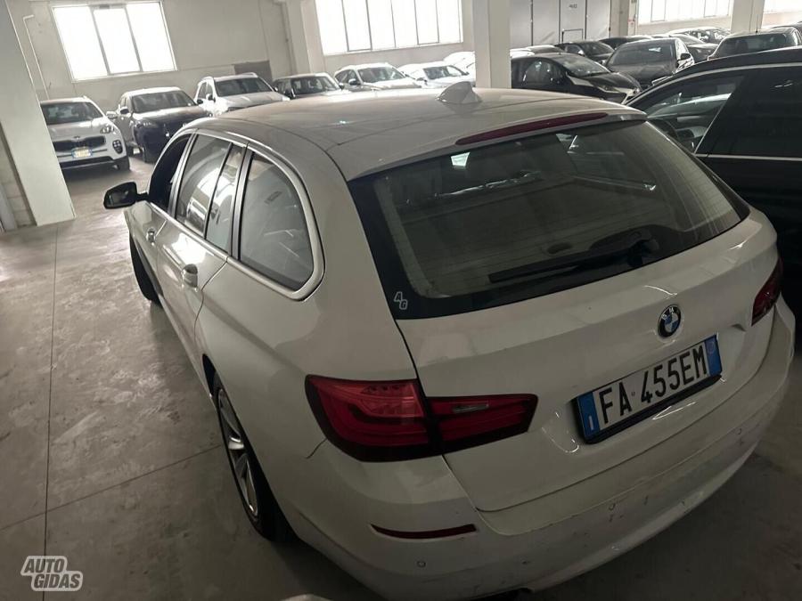 White BMW 520 2015 in Panevezys, with an engine capacity of 2.00 L and mileage of 280 thousand km for 8200 €, photo 6 on AUTOMOTO.COM.LV