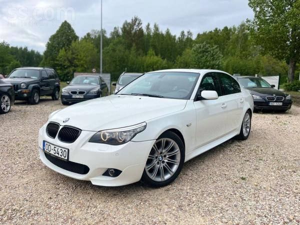 White BMW 520 2007 in Kuldiga, with an engine capacity of 2.00 L and mileage of 376 thousand km for 6290 €, photo 2 on AUTOMOTO.COM.LV