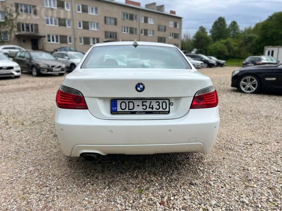 Balts BMW 520 2007 Kuldīga, ar dzinēja tilpumu 2.00 L un nobraukumu 376 tūkst. km par 6290 €, foto 8 vietnē AUTOMOTO.COM.LV
