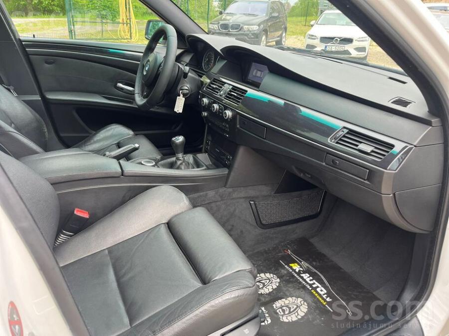 Balts BMW 520 2007 Kuldīga, ar dzinēja tilpumu 2.00 L un nobraukumu 376 tūkst. km par 6290 €, foto 13 vietnē AUTOMOTO.COM.LV