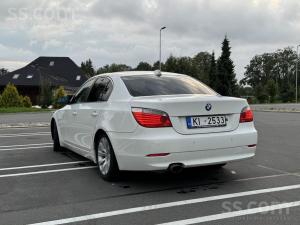 White BMW 520 2008 in Riga, with an engine capacity of 2.00 L and mileage of 333 thousand km for 5700 €, photo 4 on AUTOMOTO.COM.LV