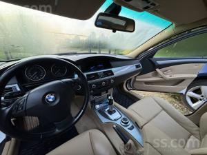 White BMW 520 2008 in Riga, with an engine capacity of 2.00 L and mileage of 333 thousand km for 5700 €, photo 9 on AUTOMOTO.COM.LV