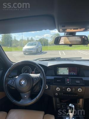 White BMW 520 2008 in Daugavpils, with an engine capacity of 2.00 L and mileage of 0 thousand km for 7349 €, photo 6 on AUTOMOTO.COM.LV