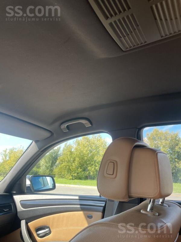 White BMW 520 2008 in Daugavpils, with an engine capacity of 2.00 L and mileage of 0 thousand km for 7349 €, photo 7 on AUTOMOTO.COM.LV