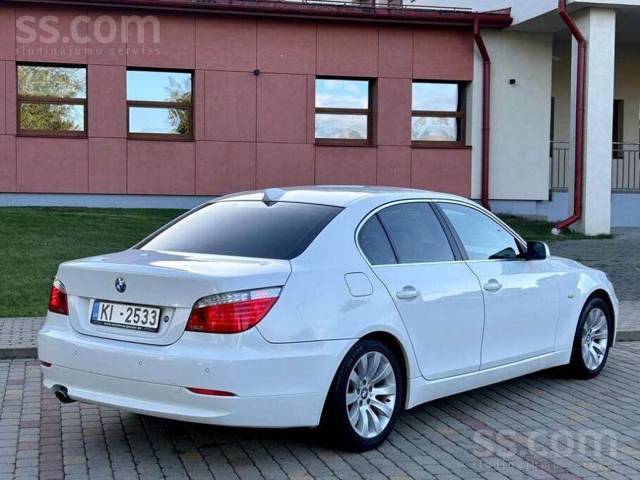 Белый БМВ 520 2008 в Рига, объемом двигателя 2.00 л и пробегом 330 тыс. км за 3990 €, фото 13 на AUTOMOTO.COM.LV