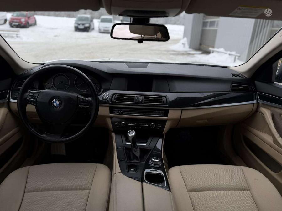 White BMW 520 2011 in Rokiskis, with an engine capacity of 2.00 L and mileage of 440 thousand km for 5200 €, photo 21 on AUTOMOTO.COM.LV
