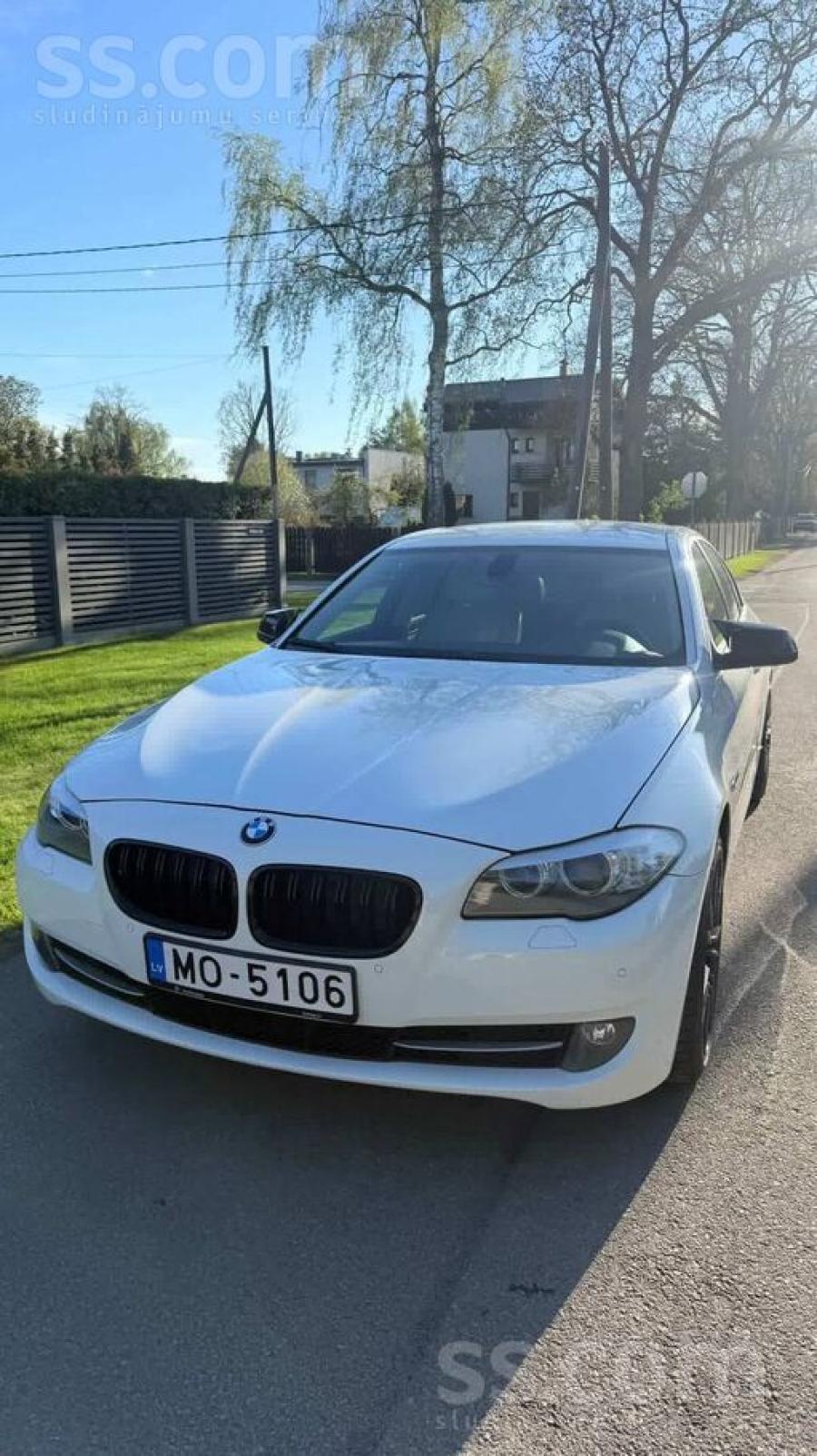 Balts BMW 520 2011 Rīga, ar dzinēja tilpumu 2.00 L un nobraukumu 349 tūkst. km par 8500 €, foto 1 vietnē AUTOMOTO.COM.LV