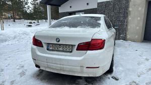 White BMW 520 2012 in Vilnius, with an engine capacity of 2.00 L and mileage of 277 thousand km for 6900 €, photo 3 on AUTOMOTO.COM.LV