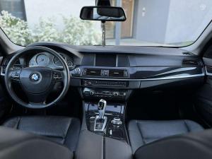 White BMW 520 2012 in Vilnius, with an engine capacity of 2.00 L and mileage of 220 thousand km for 7999 €, photo 21 on AUTOMOTO.COM.LV