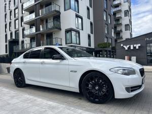 White BMW 520 2012 in Kaunas, with an engine capacity of 2.00 L and mileage of 345 thousand km for 8999 €, photo 18 on AUTOMOTO.COM.LV