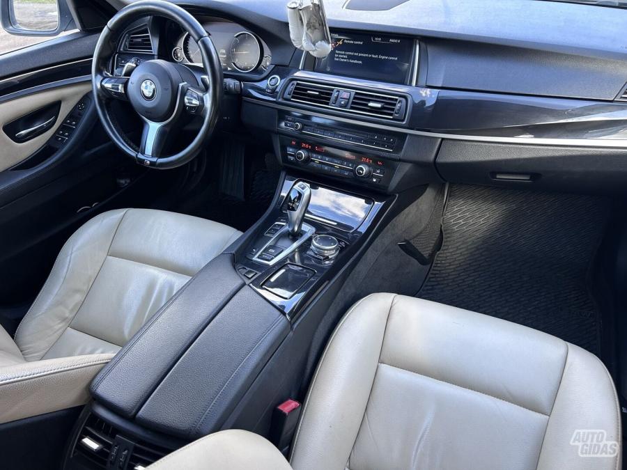 White BMW 520 2012 in Kaunas, with an engine capacity of 2.00 L and mileage of 345 thousand km for 8999 €, photo 20 on AUTOMOTO.COM.LV