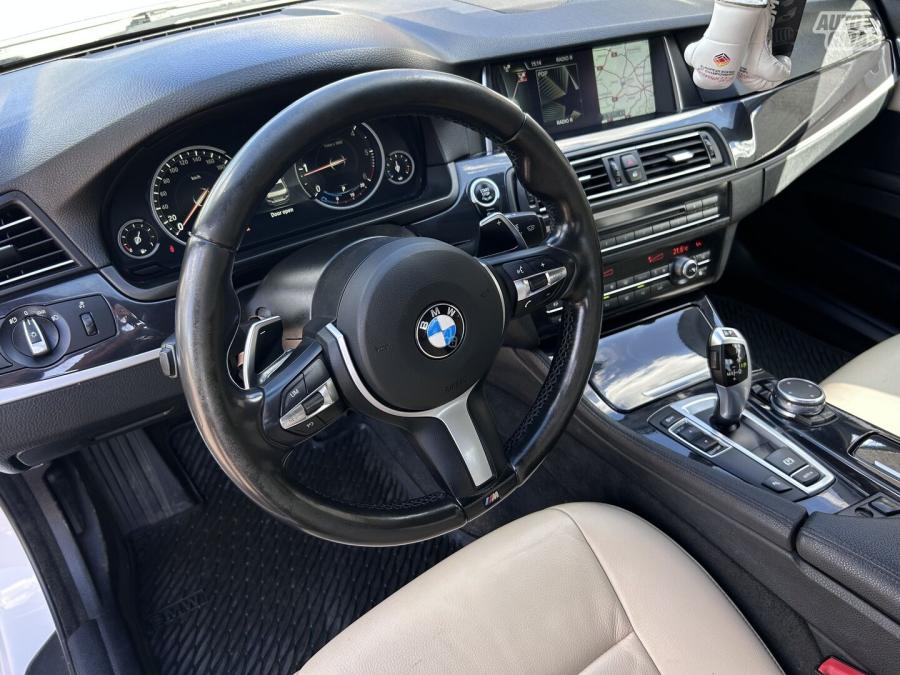 White BMW 520 2012 in Kaunas, with an engine capacity of 2.00 L and mileage of 345 thousand km for 8999 €, photo 21 on AUTOMOTO.COM.LV