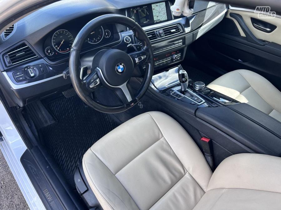 White BMW 520 2012 in Kaunas, with an engine capacity of 2.00 L and mileage of 345 thousand km for 8999 €, photo 24 on AUTOMOTO.COM.LV