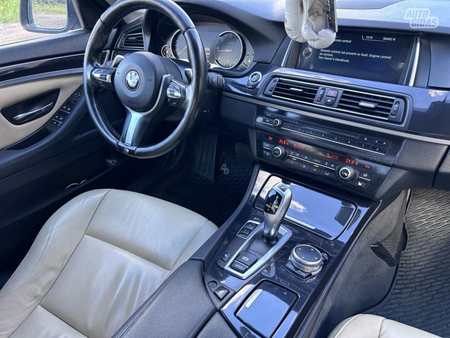 White BMW 520 2012 in Kaunas, with an engine capacity of 2.00 L and mileage of 345 thousand km for 8999 €, photo 28 on AUTOMOTO.COM.LV