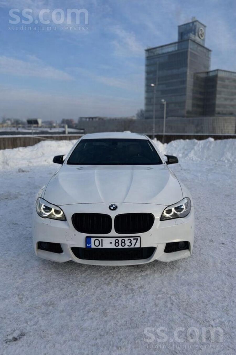 Balts BMW 520 2013 Rīga, ar dzinēja tilpumu 2.00 L un nobraukumu 325 tūkst. km par 10350 €, foto 1 vietnē AUTOMOTO.COM.LV