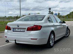 White BMW 520 2014 in Rezekne, with an engine capacity of 2.00 L and mileage of 260 thousand km for 8990 €, photo 6 on AUTOMOTO.COM.LV