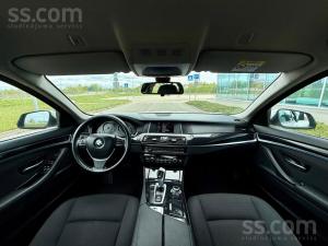 White BMW 520 2014 in Rezekne, with an engine capacity of 2.00 L and mileage of 260 thousand km for 8990 €, photo 14 on AUTOMOTO.COM.LV