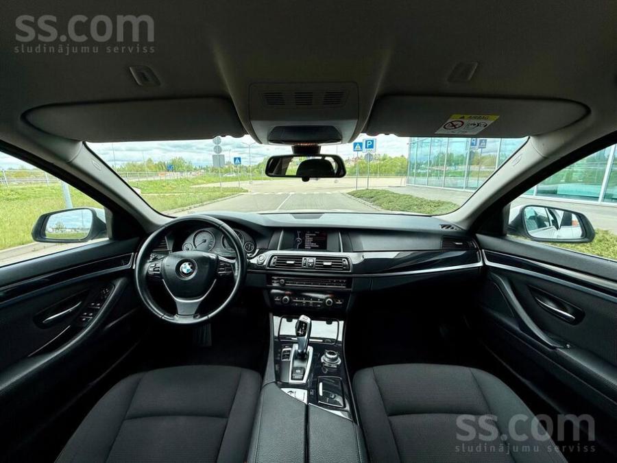 White BMW 520 2014 in Rezekne, with an engine capacity of 2.00 L and mileage of 260 thousand km for 8990 €, photo 14 on AUTOMOTO.COM.LV