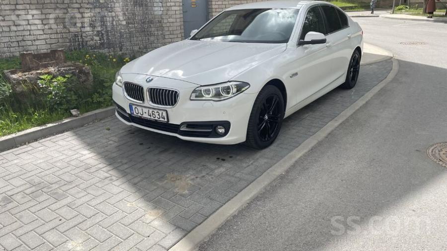 Balts BMW 520 2014 Kuldīga, ar dzinēja tilpumu 2.00 L un nobraukumu 310 tūkst. km par 11500 €, foto 4 vietnē AUTOMOTO.COM.LV