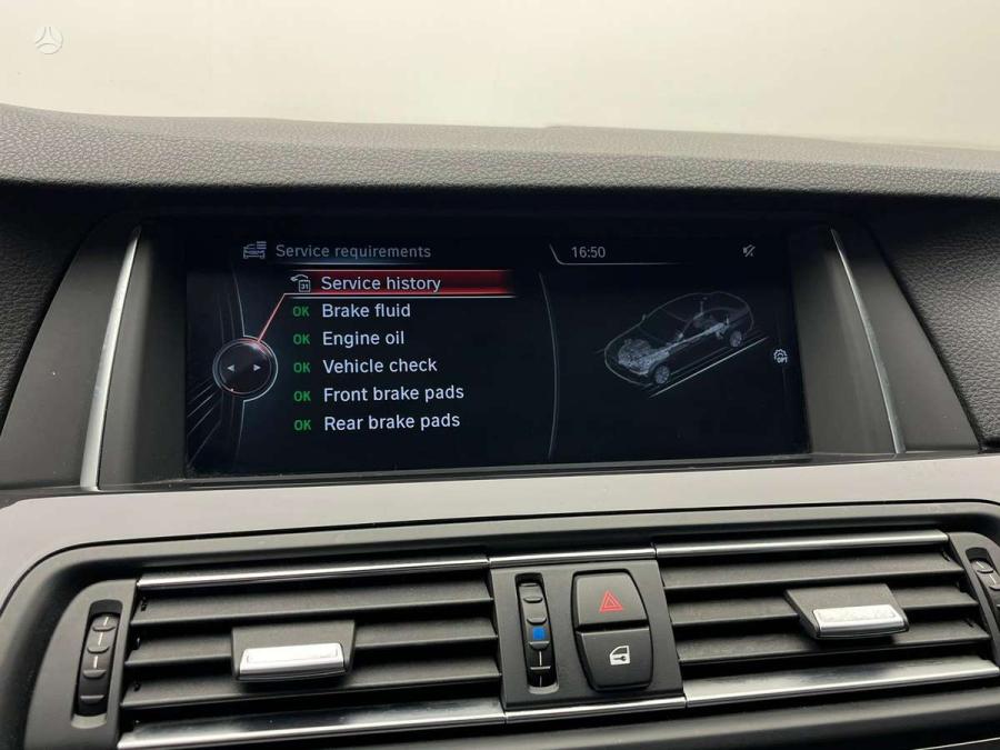 White BMW 520 2014 in Panevezys, with an engine capacity of 2.00 L and mileage of 223 thousand km for 9990 €, photo 30 on AUTOMOTO.COM.LV