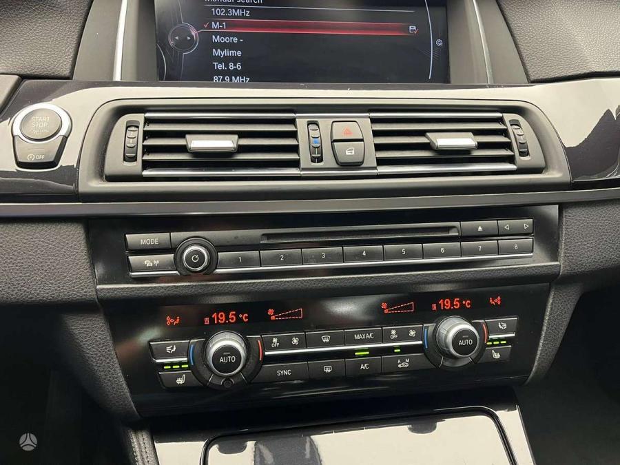 White BMW 520 2014 in Panevezys, with an engine capacity of 2.00 L and mileage of 223 thousand km for 9990 €, photo 32 on AUTOMOTO.COM.LV