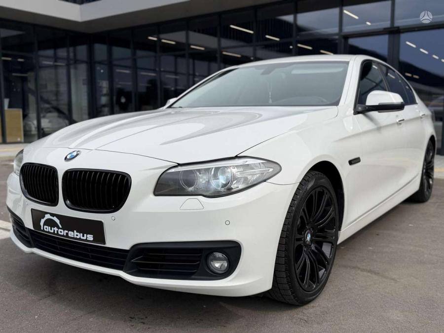 Balts BMW 520 2014 Kauņa, ar dzinēja tilpumu 2.00 L un nobraukumu 291 tūkst. km par 11290 €, foto 4 vietnē AUTOMOTO.COM.LV
