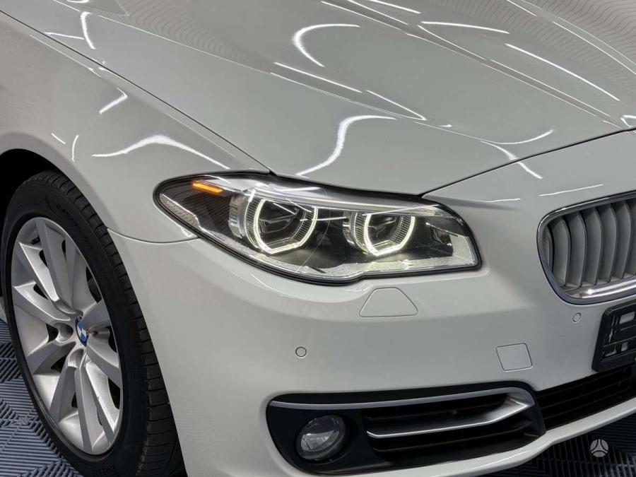 White BMW 520 2014 in Marijampole, with an engine capacity of 2.00 L and mileage of 208 thousand km for 13750 €, photo 33 on AUTOMOTO.COM.LV
