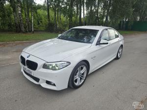 White BMW 520 2015 in Sakiai, with an engine capacity of 2.00 L and mileage of 250 thousand km for 3999 €, photo 4 on AUTOMOTO.COM.LV
