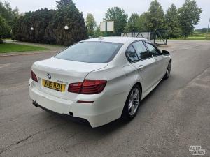White BMW 520 2015 in Sakiai, with an engine capacity of 2.00 L and mileage of 250 thousand km for 3999 €, photo 6 on AUTOMOTO.COM.LV