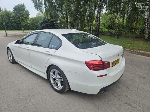 White BMW 520 2015 in Sakiai, with an engine capacity of 2.00 L and mileage of 250 thousand km for 3999 €, photo 7 on AUTOMOTO.COM.LV