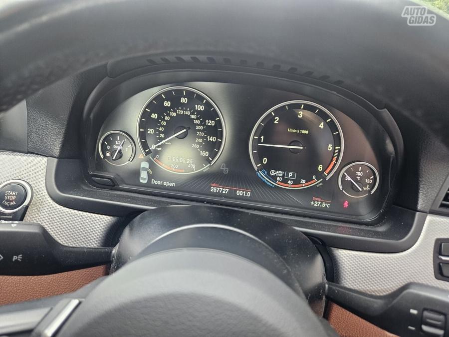 White BMW 520 2015 in Sakiai, with an engine capacity of 2.00 L and mileage of 250 thousand km for 3999 €, photo 13 on AUTOMOTO.COM.LV