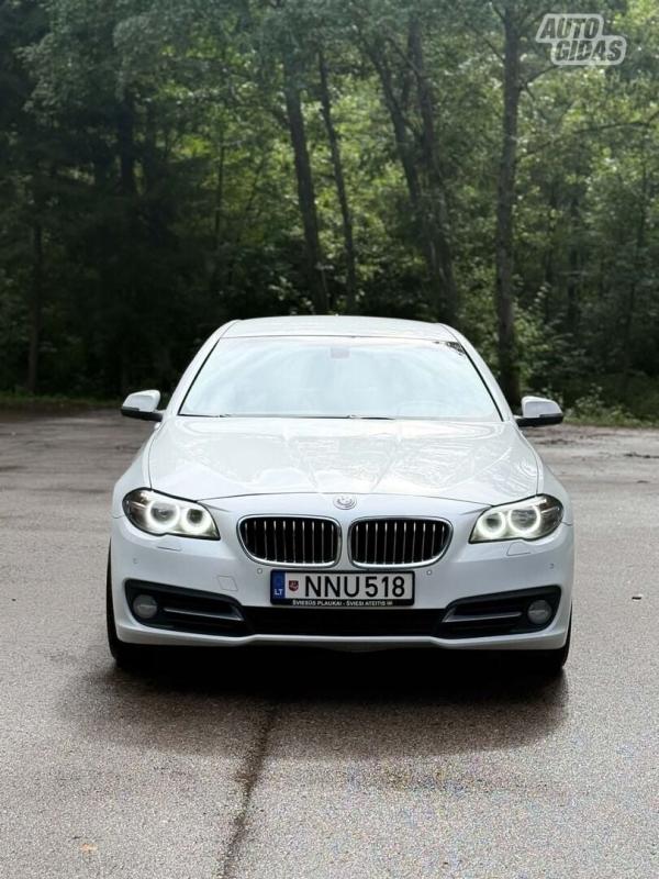 White BMW 520 2015 in Alytus, with an engine capacity of 2.00 L and mileage of 380 thousand km for 9200 €, photo 1 on AUTOMOTO.COM.LV