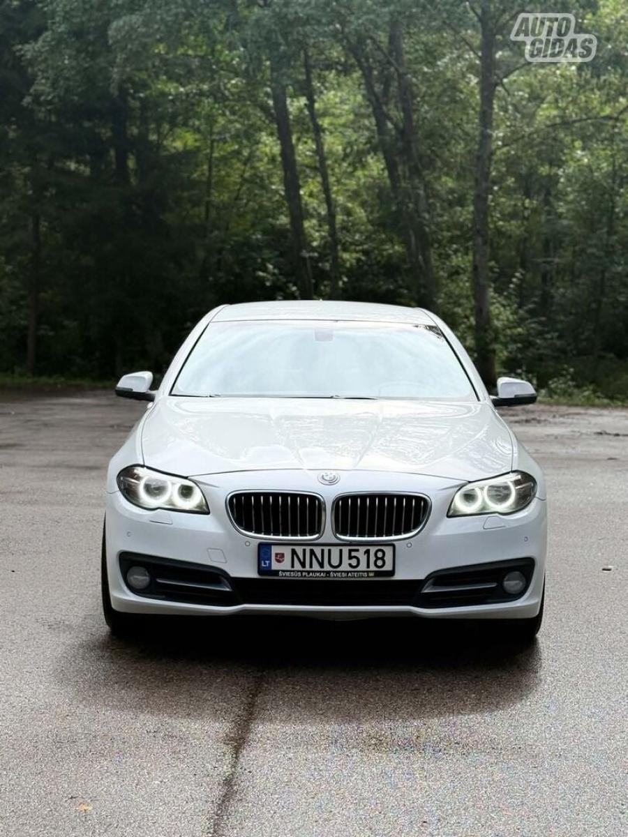 White BMW 520 2015 in Alytus, with an engine capacity of 2.00 L and mileage of 380 thousand km for 9200 €, photo 1 on AUTOMOTO.COM.LV