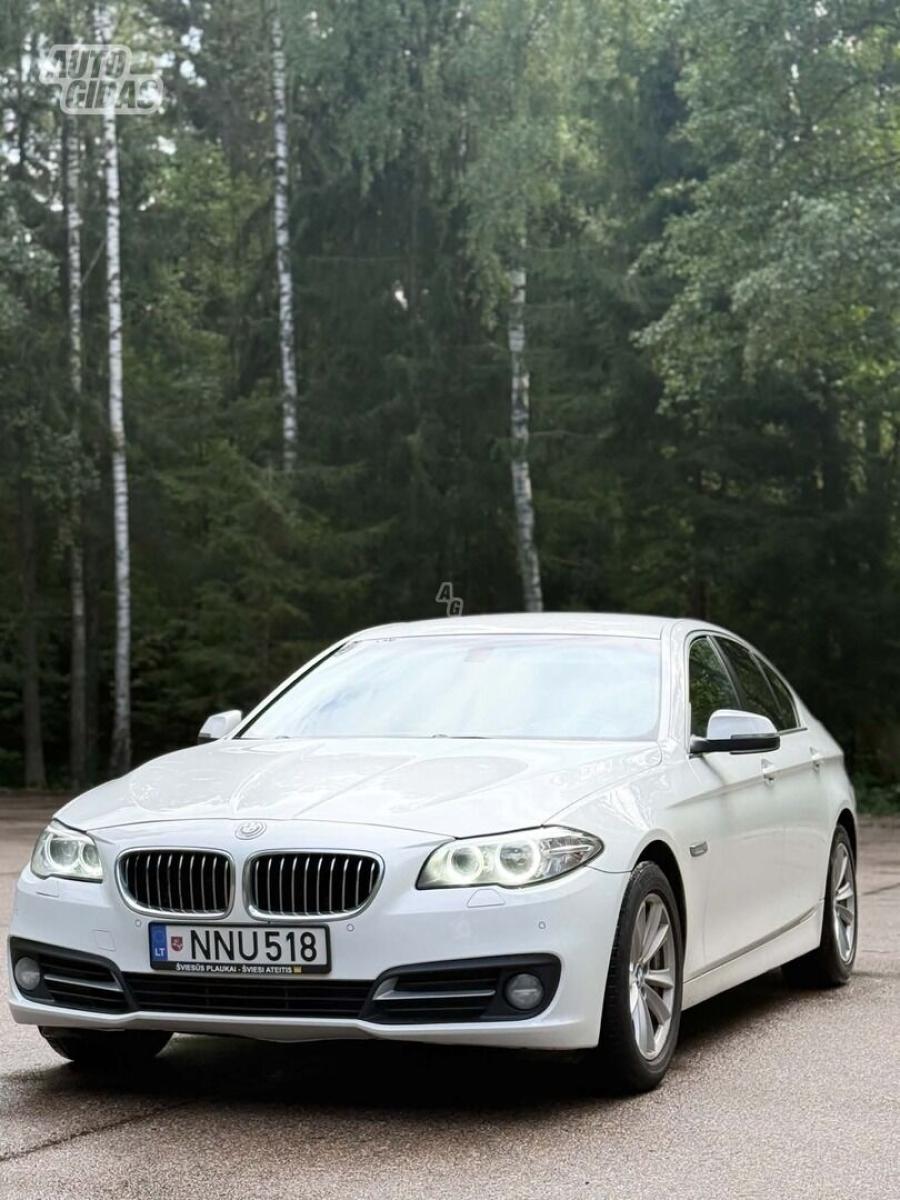 White BMW 520 2015 in Alytus, with an engine capacity of 2.00 L and mileage of 380 thousand km for 9200 €, photo 3 on AUTOMOTO.COM.LV