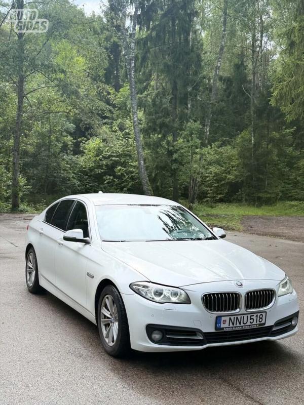 White BMW 520 2015 in Alytus, with an engine capacity of 2.00 L and mileage of 380 thousand km for 9200 €, photo 6 on AUTOMOTO.COM.LV