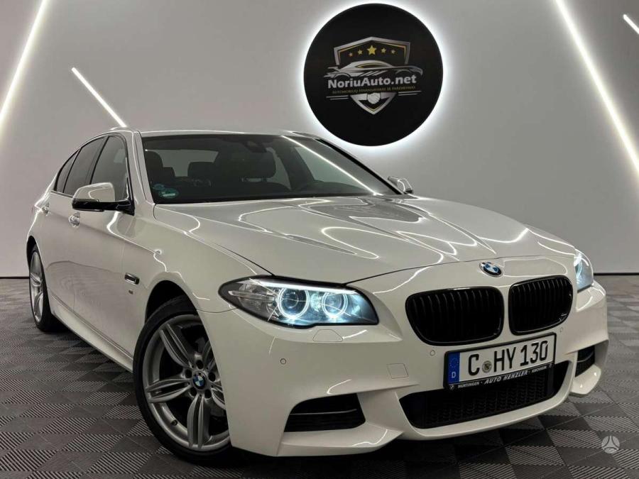 White BMW 520 2016 in Marijampole, with an engine capacity of 2.00 L and mileage of 338 thousand km for 13450 €, photo 1 on AUTOMOTO.COM.LV