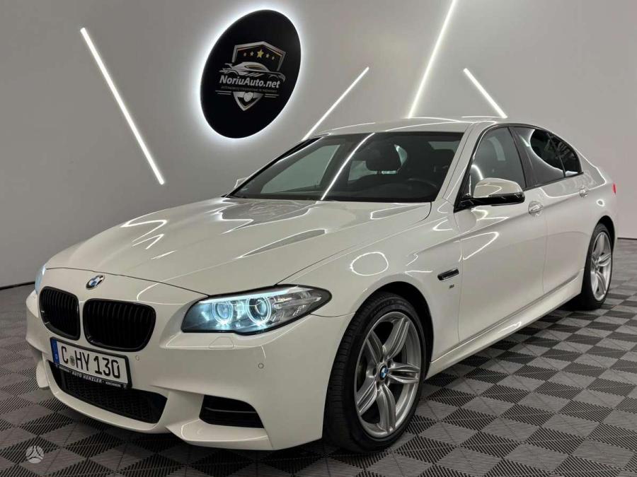 White BMW 520 2016 in Marijampole, with an engine capacity of 2.00 L and mileage of 338 thousand km for 13450 €, photo 13 on AUTOMOTO.COM.LV