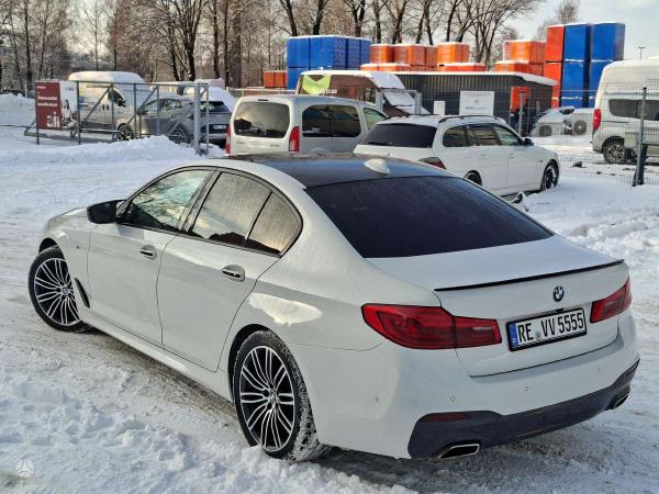 White BMW 520 2017 in Klaipeda, with an engine capacity of 2.00 L and mileage of 340 thousand km for 20000 €, photo 5 on AUTOMOTO.COM.LV