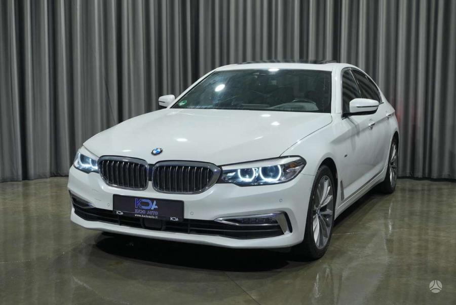 Balts BMW 520 2017 Marijampole, ar dzinēja tilpumu 2.00 L un nobraukumu 317 tūkst. km par 18850 €, foto 4 vietnē AUTOMOTO.COM.LV