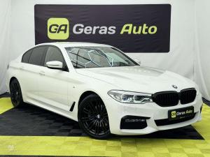 White BMW 520 2017 in Vilnius, with an engine capacity of 2.00 L and mileage of 200 thousand km for 21800 €, photo 4 on AUTOMOTO.COM.LV